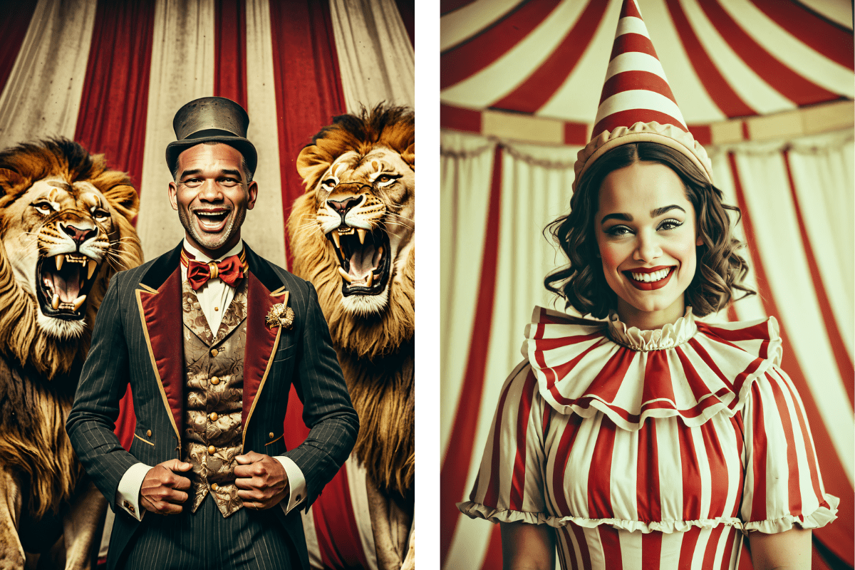How We Created a Family-Friendly Circus Themed Photo Booth for an Event ...