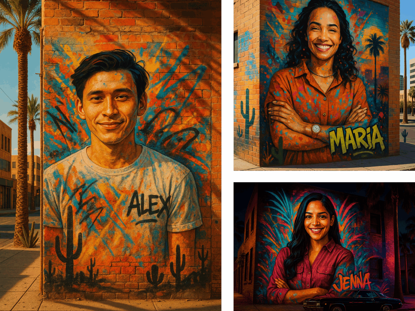 Turn Into Street Art with our Downtown Phoenix Graffiti AI Photo Booth ...